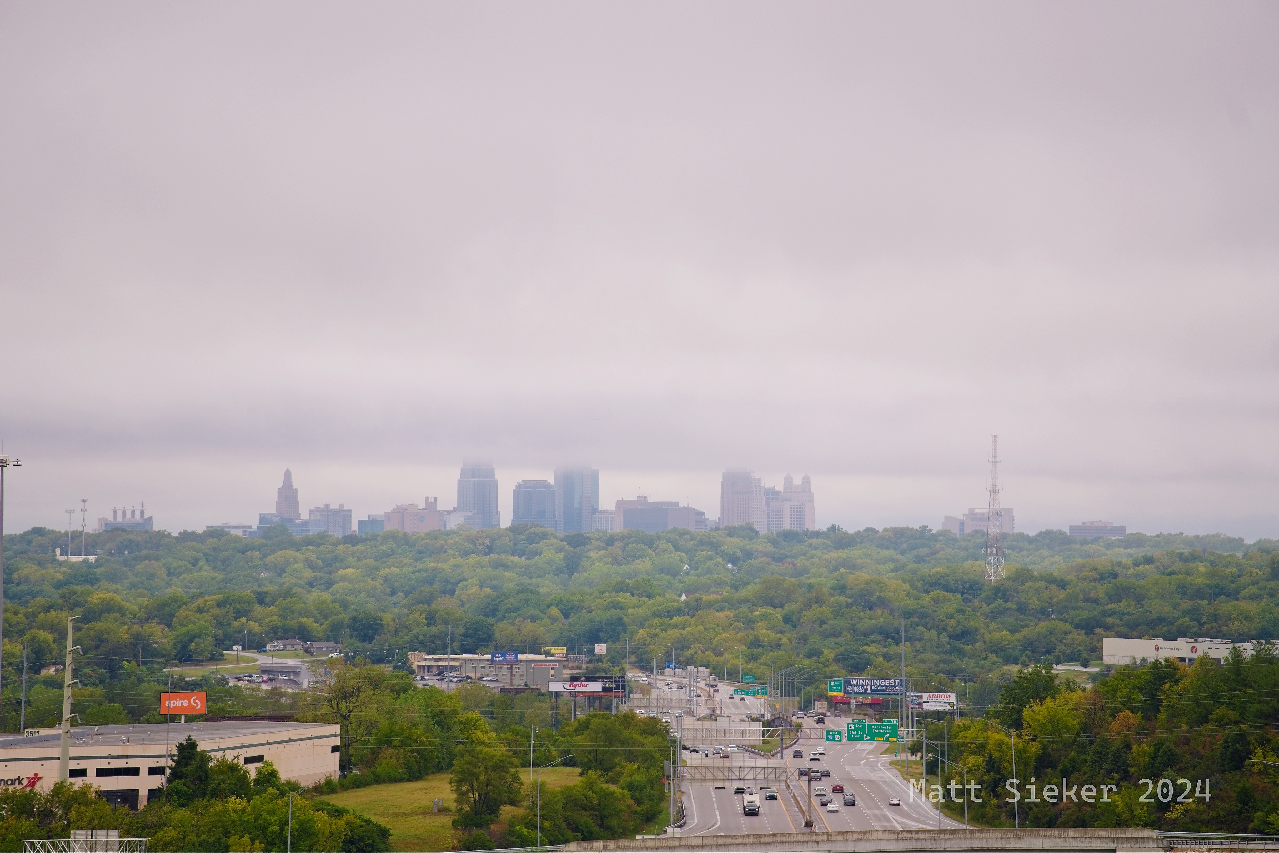 Sieker's Ramblings – KC Skyline From Sports Complex